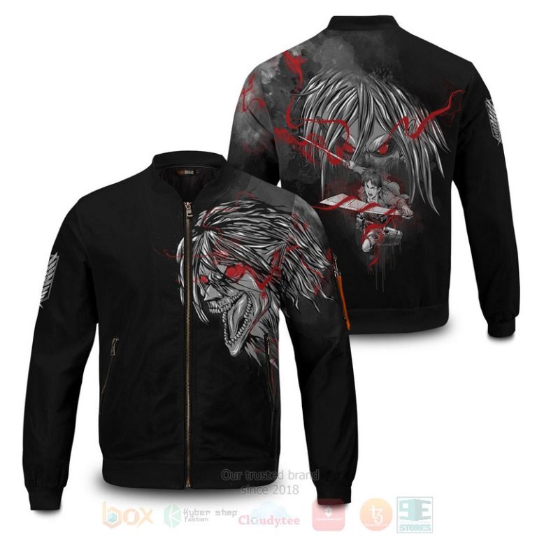Anime Eren Summoning Titan Bomber Jacket - Hot Sale 2024